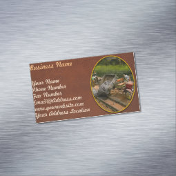 Construction - Dumping made easy 1925 Magnetic Business Card | Zazzle