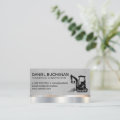 Construction | Earth Digger | Dozer Business Card | Zazzle