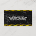 Construction Earth Mover | Property Buildings Business Card | Zazzle