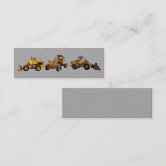 Construction Equipment Card | Zazzle