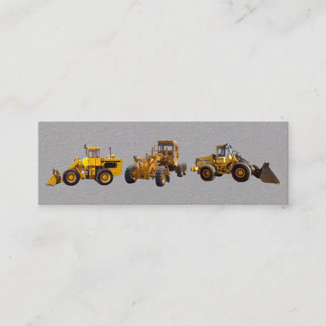Construction Equipment Card | Zazzle
