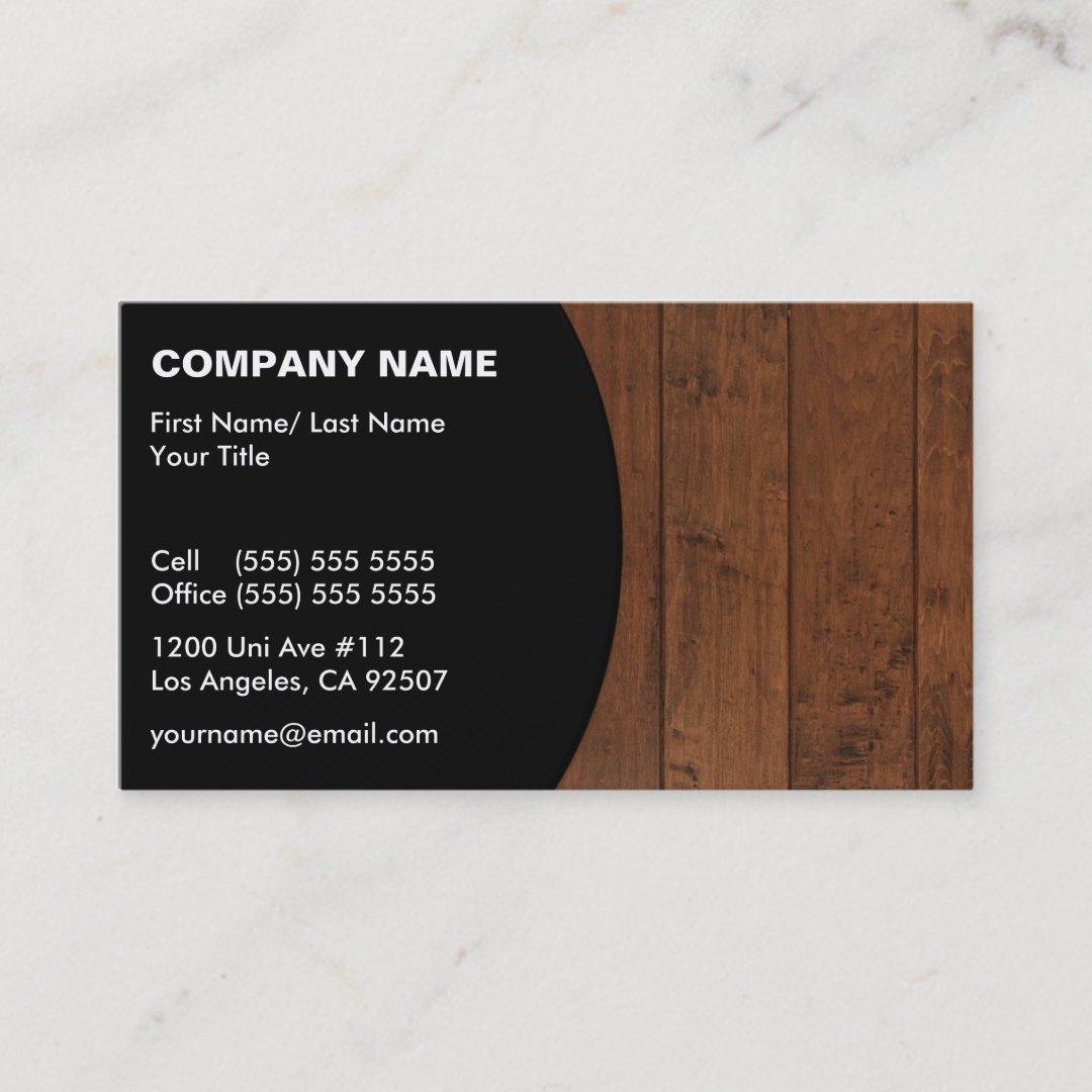 Construction/Flooring Business Card | Zazzle
