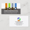 Construction Handyman Medals Home Renovation Business Card | Zazzle