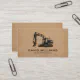 Construction Heavy Equipment Operator Business Card | Zazzle