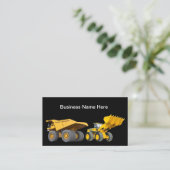 Construction Heavy Equipment Operator Business Card | Zazzle