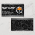 Construction Logo | Steel Business Card | Zazzle