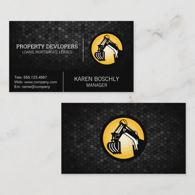 Construction | Property Development Business Card | Zazzle
