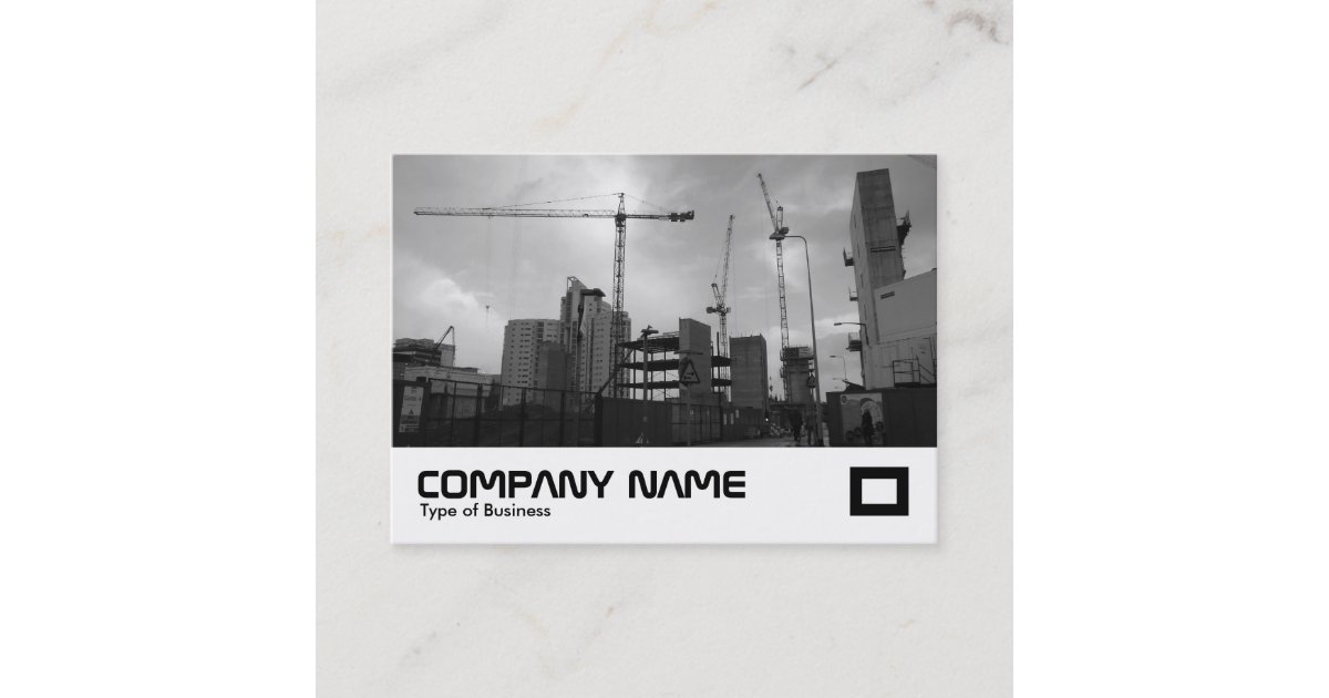 Construction Site Business Card | Zazzle