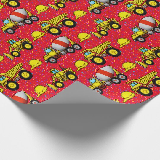 Construction Site Wrapping Paper | Zazzle.com