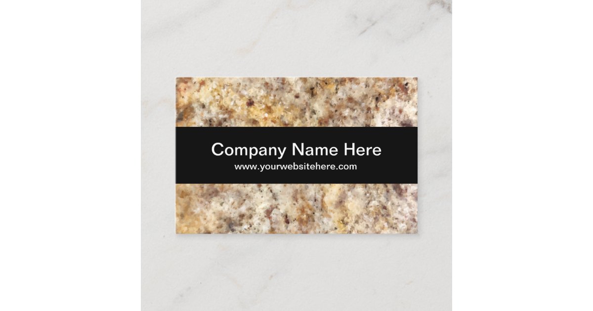 Construction Stone Look Background Business Card | Zazzle
