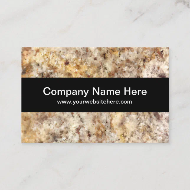 Construction Stone Look Background Business Card | Zazzle