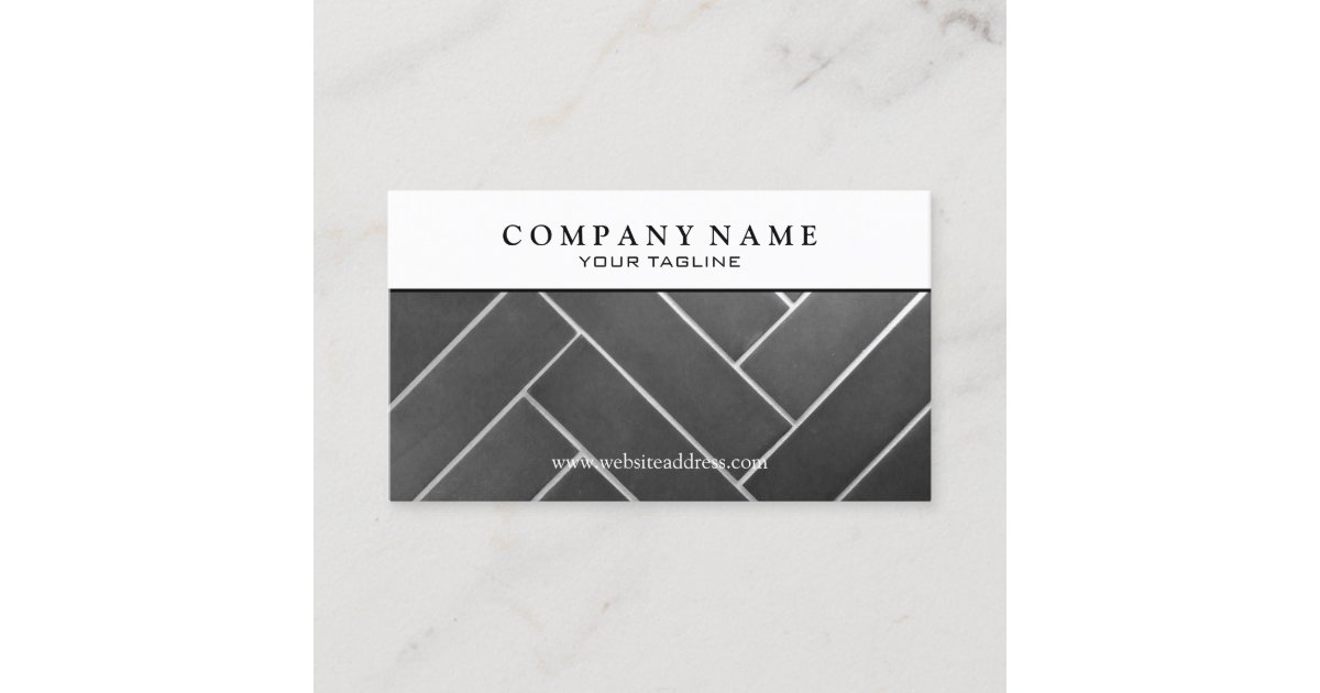 Construction Tile Installer Business Card | Zazzle.com