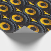 Construction Tire Wrapping Paper | Zazzle