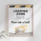 Construction Truck Loading Zone Party Favor Sign | Zazzle