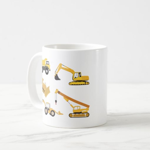 Construction Trucks Coffee Mug | Zazzle