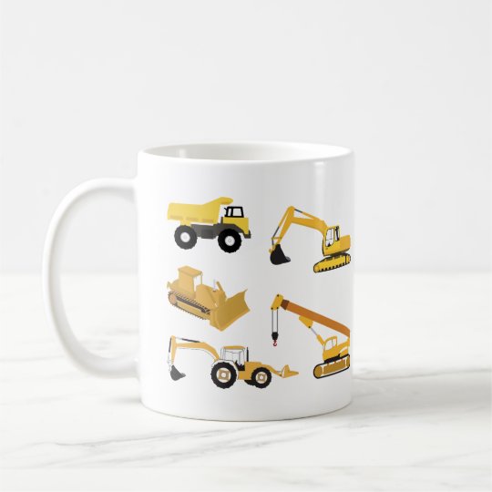 Construction Trucks Coffee Mug | Zazzle.com