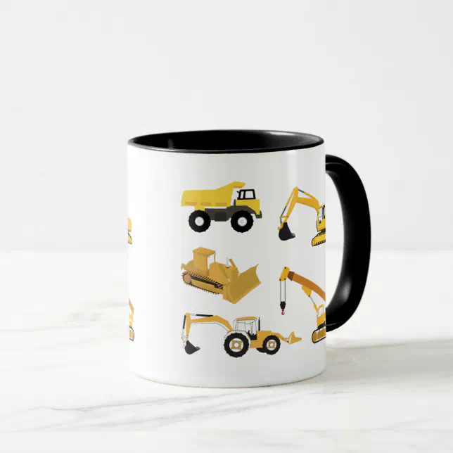 Construction Trucks Mug | Zazzle