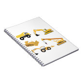 Construction Trucks Notebook | Zazzle