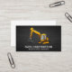 Construction Vehicle | Earth Digger Business Card | Zazzle