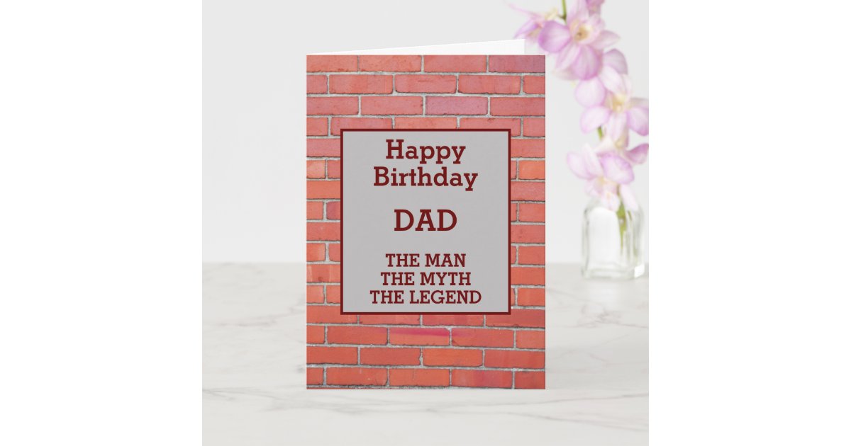 Construction Worker Builder Bricklayer Birthday Card | Zazzle