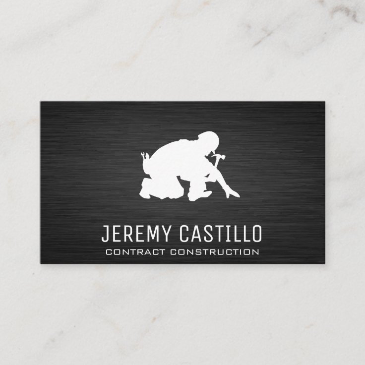 Construction Worker Business Card | Zazzle