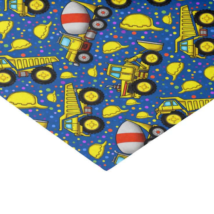 Construction Zone Tissue Paper | Zazzle