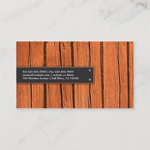 Constructions/Carpentry Business Card | Zazzle