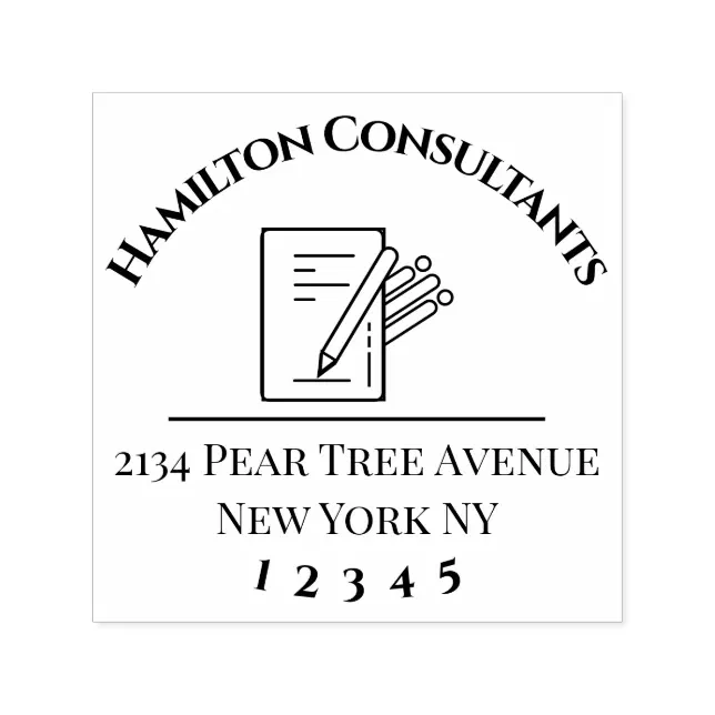 Consultancy Business Self-inking Stamp | Zazzle