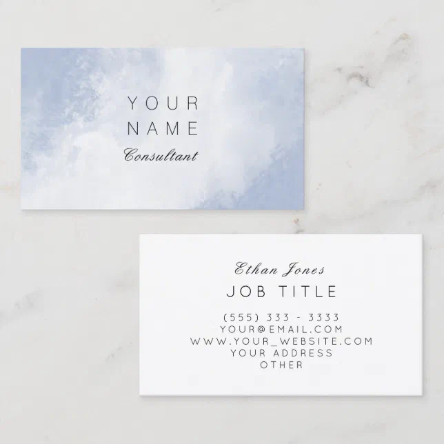 Consultant Abstract Art Business Card | Zazzle