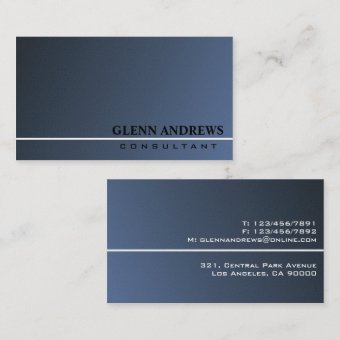 Consultant - Business Cards | Zazzle