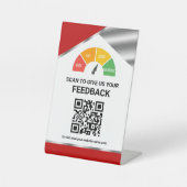 Contactless QR Code Customer Feedback Table Sign | Zazzle