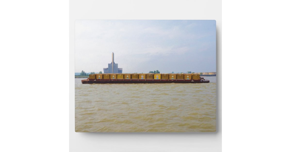 Container Barge Plaque | Zazzle