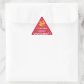 Contains Wheat Gluten Food Allergy Alert Stickers | Zazzle
