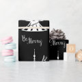 Contemporary Black and White Christmas Wrapping Paper | Zazzle
