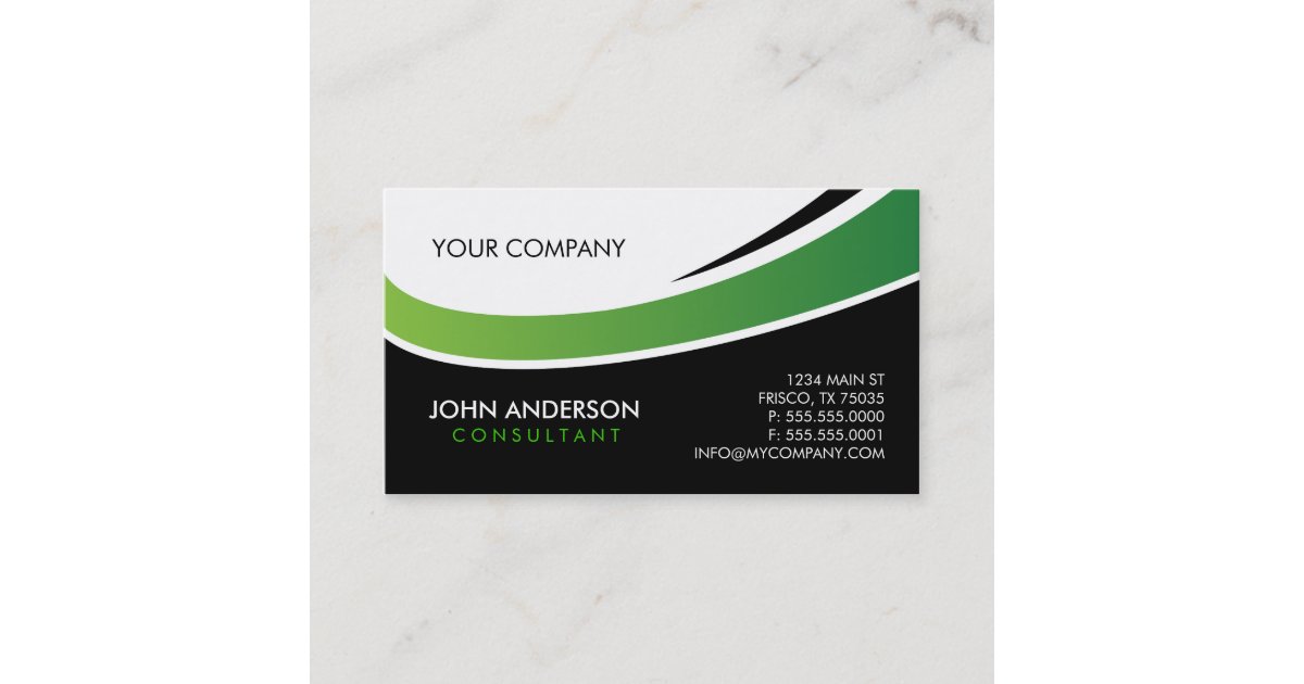 Contemporary Business Card | Zazzle