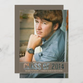 Contemporary Class of 2014 Photo Graduation Party Invitation | Zazzle