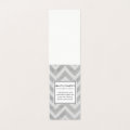 Contemporary Gray Chevron Business Card | Zazzle