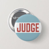 Contest Judge Badge Pinback Button | Zazzle