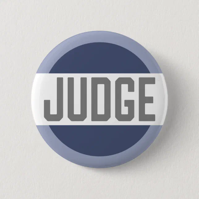 Contest Judge Mock Trial Badge Button | Zazzle