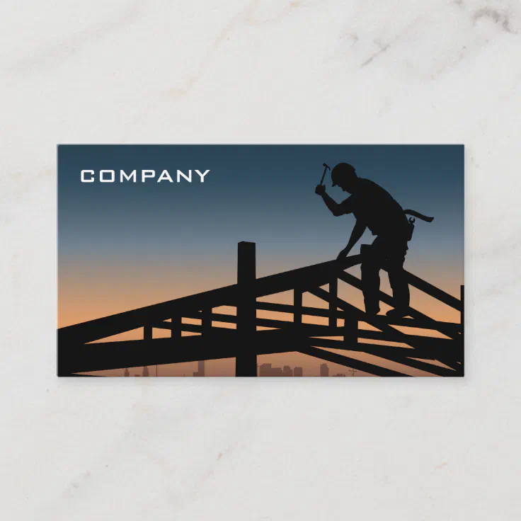 Contractor Business Card | Zazzle