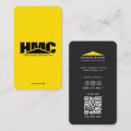 Contractor Construction Builder Carpenter yellow Business Card | Zazzle