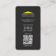 Contractor Construction Builder Carpenter yellow Business Card | Zazzle
