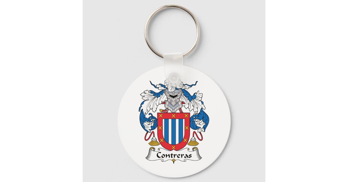Contreras Family Crest Keychain | Zazzle