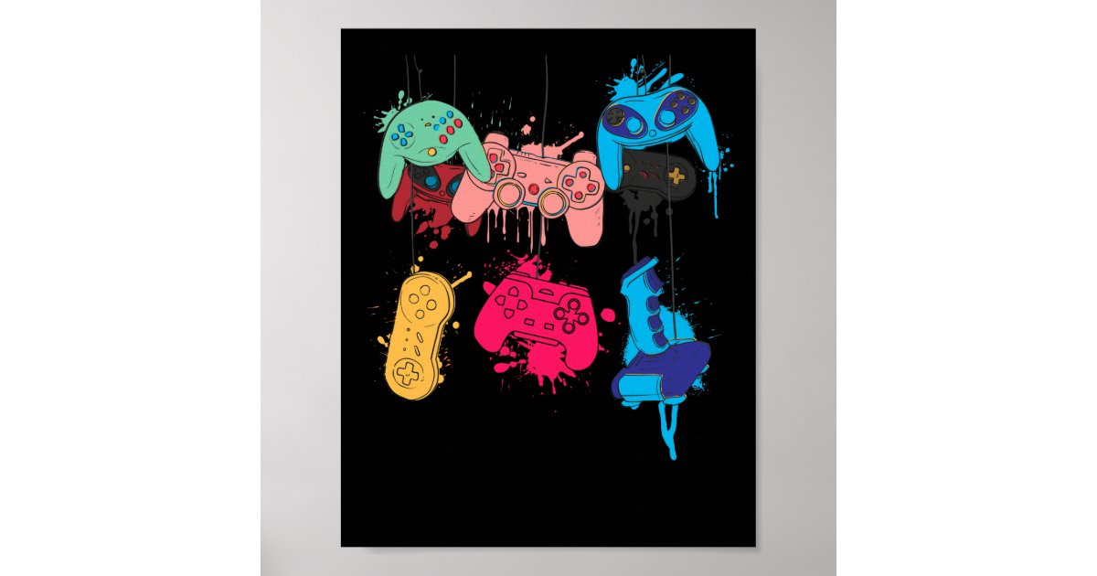 Control all the Things Video Game Controller Poster | Zazzle