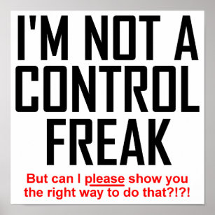 Personalized Control Freak Gifts on Zazzle