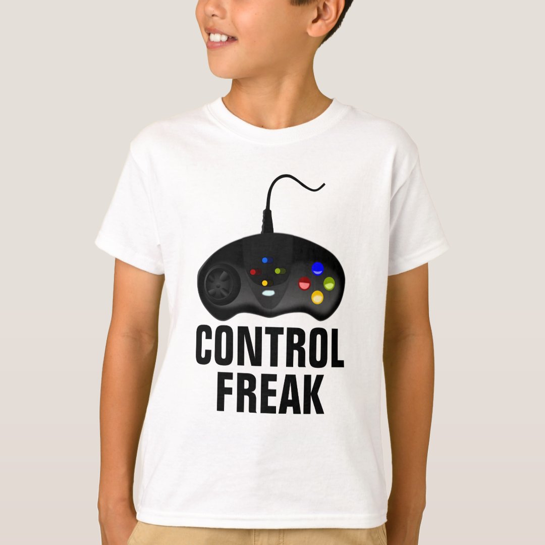 Control Freak Gamer Shirt | Zazzle