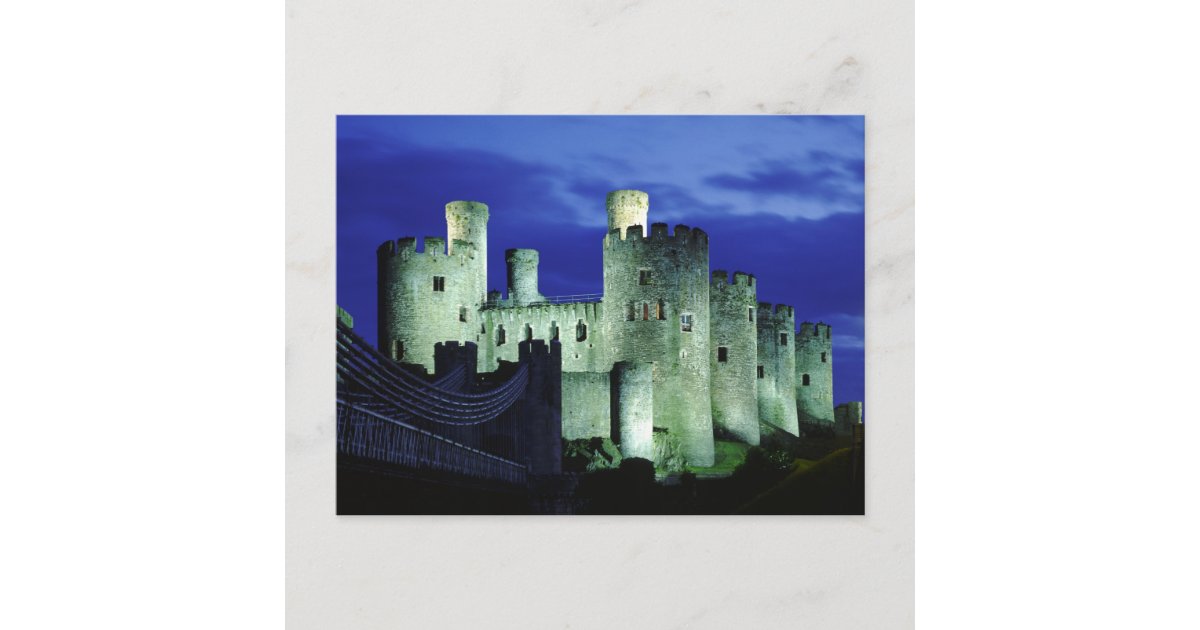 Conwy Castle, Gwynedd, Wales Postcard | Zazzle