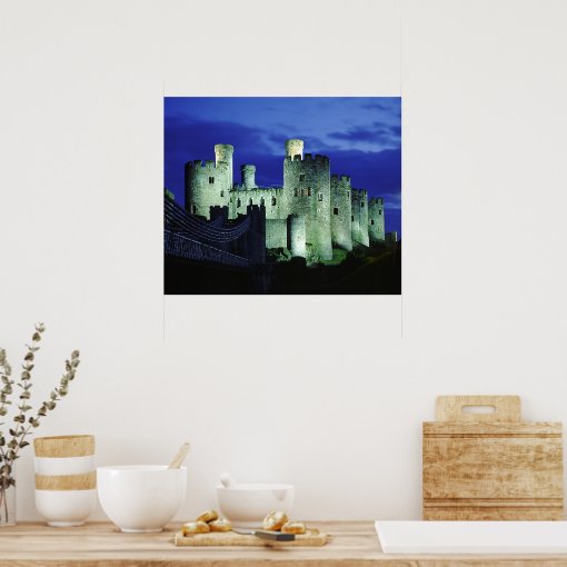 Conwy Castle, Gwynedd, Wales Poster | Zazzle