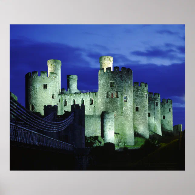 Conwy Castle, Gwynedd, Wales Poster | Zazzle