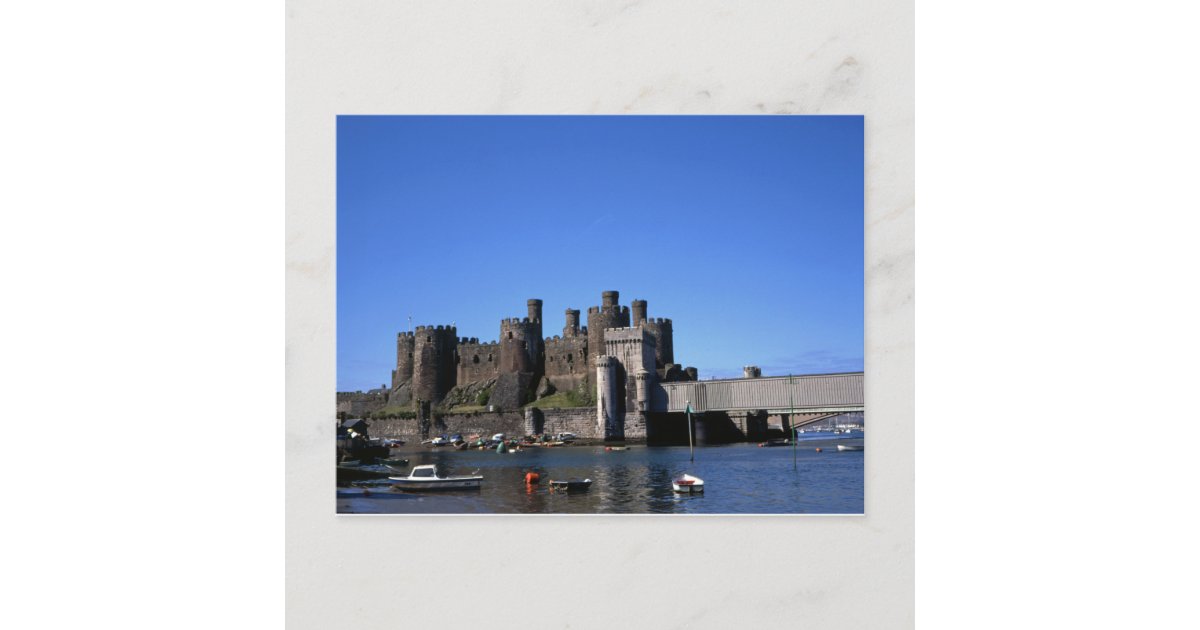 Conwy Castle North Wales Postcard | Zazzle